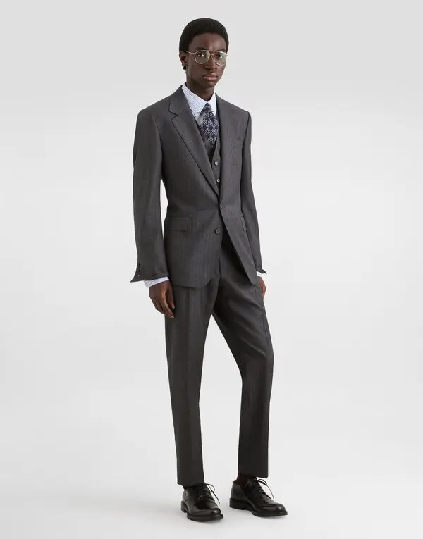 Dolce & Gabbana Pinstripe Virgin Wool Trousers
