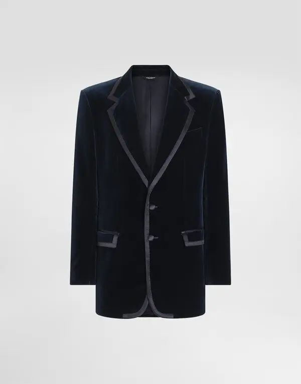 Dolce & Gabbana Sicilia Single-breasted Tuxedo Jacket In Velvet