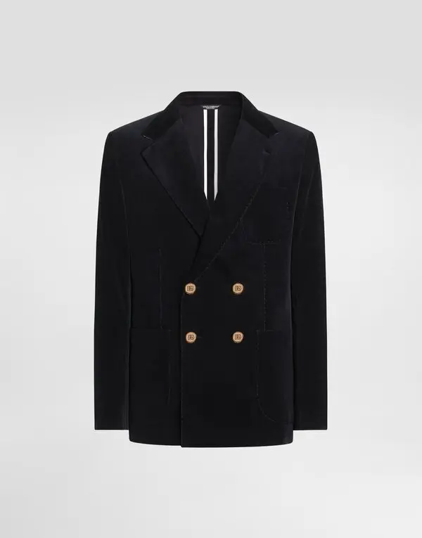 Dolce & Gabbana Portofino Double-breasted Velvet Jacket