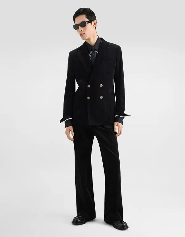 Dolce & Gabbana Portofino Double-breasted Velvet Jacket
