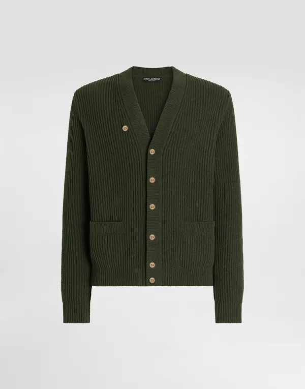 Dolce & Gabbana English Rib Knit Cardigan