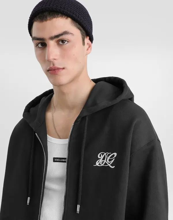 Dolce & Gabbana Cotton Hooded Sweatshirt