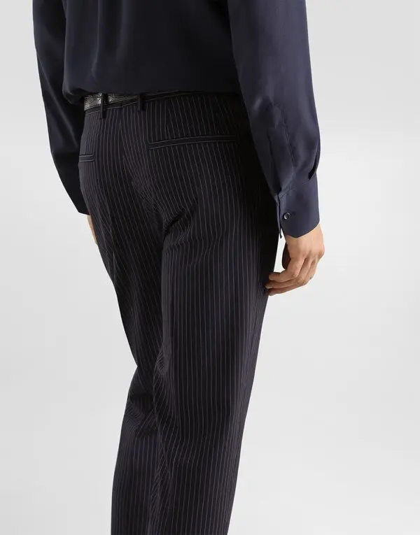 Dolce & Gabbana Wool Pinstripe Trousers