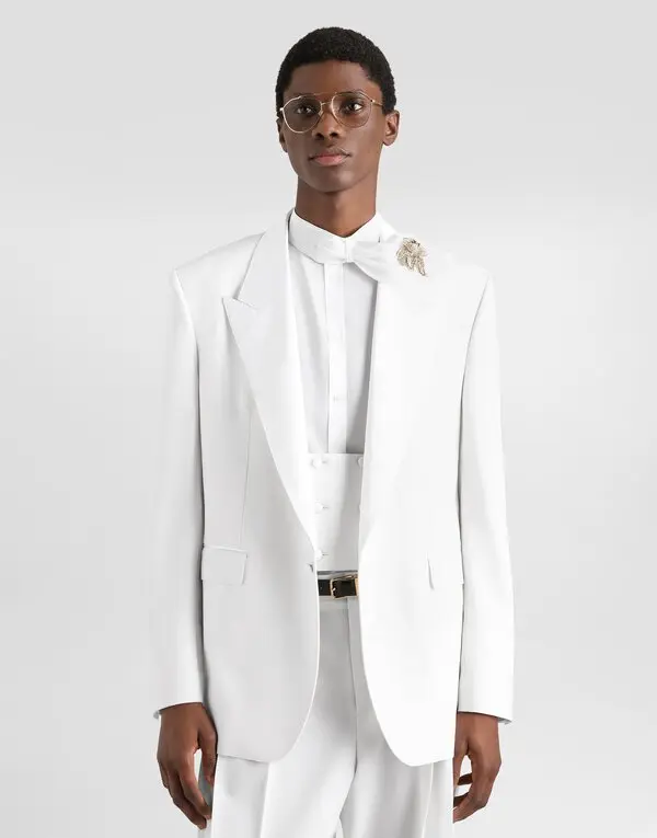 Dolce & Gabbana Palermo Single-breasted Tuxedo Jacket In Virgin Wool