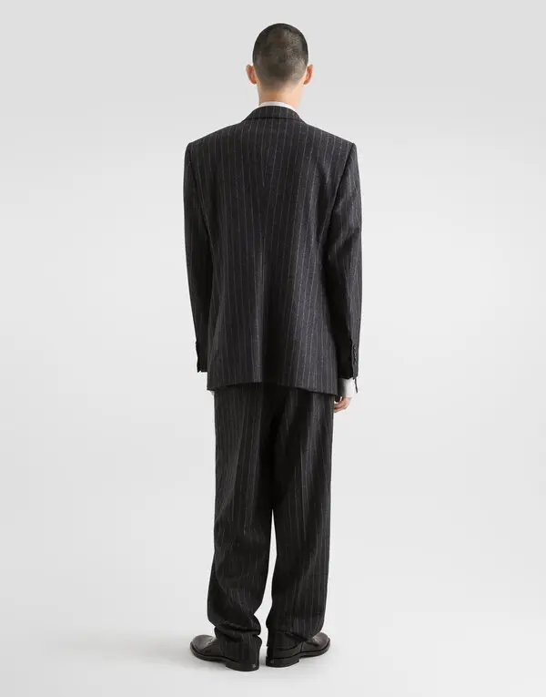 Dolce & Gabbana Pinstripe Flannel Trousers