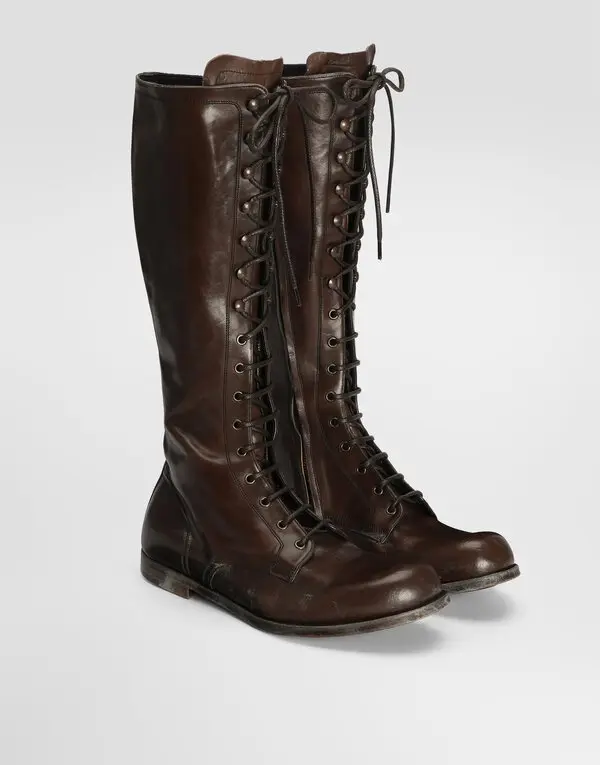 Dolce & Gabbana Leather Boot