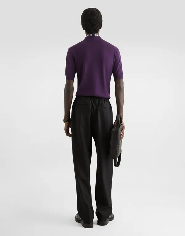 Dolce & Gabbana Cashmere Polo Shirt
