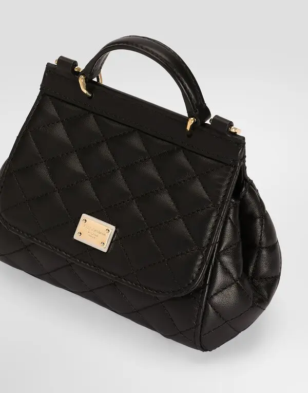 Dolce & Gabbana Sicily Handbag In Nappa Leather