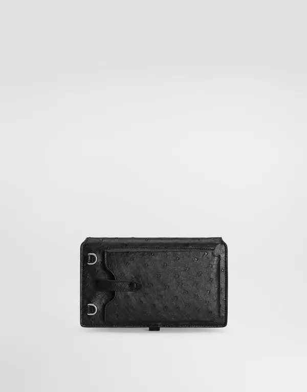 Dolce & Gabbana Ostrich Leather Crossbody Minibag