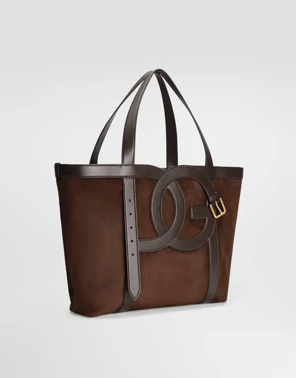 Dolce & Gabbana 3.5 Shopping Bag In Split Calfskin - Multicolor