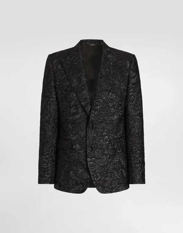 Dolce & Gabbana Sicilia Light Single-breasted Brocade Jacket