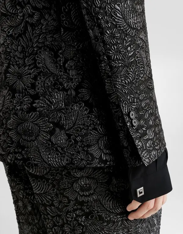 Dolce & Gabbana Sicilia Light Single-breasted Brocade Jacket