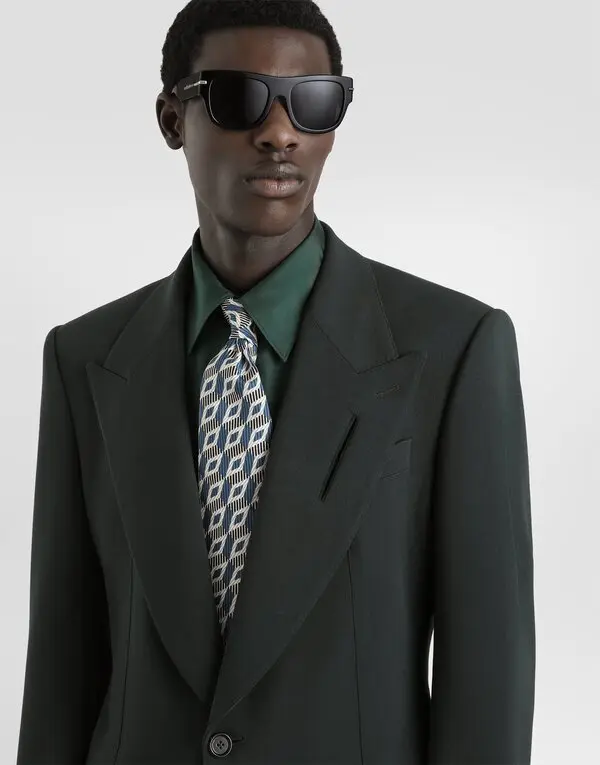Dolce & Gabbana Single-breasted Micro-rib Jacket