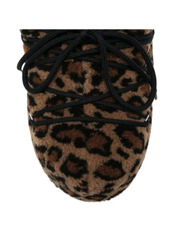 Moon Boot Icon Low Leopard Print Snow Boots