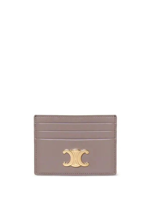 Celine Triomphe Leather Card Case - Multicolor