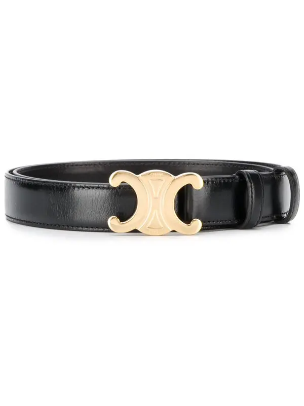 Celine Triomphe Leather Belt
