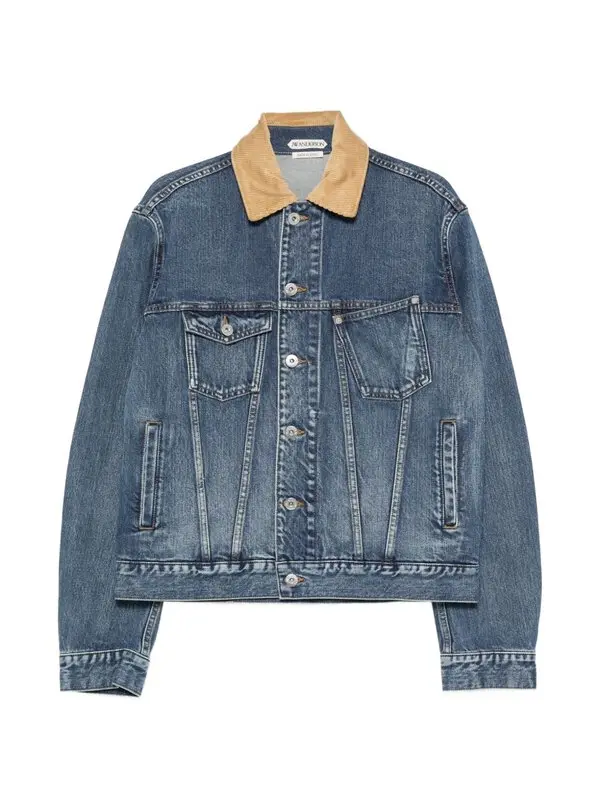 JW Anderson Denim Cotton Jacket - Multicolor