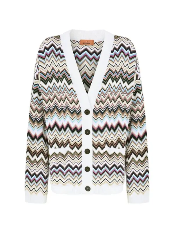 Missoni Wool Blend Cardigan - Multicolor