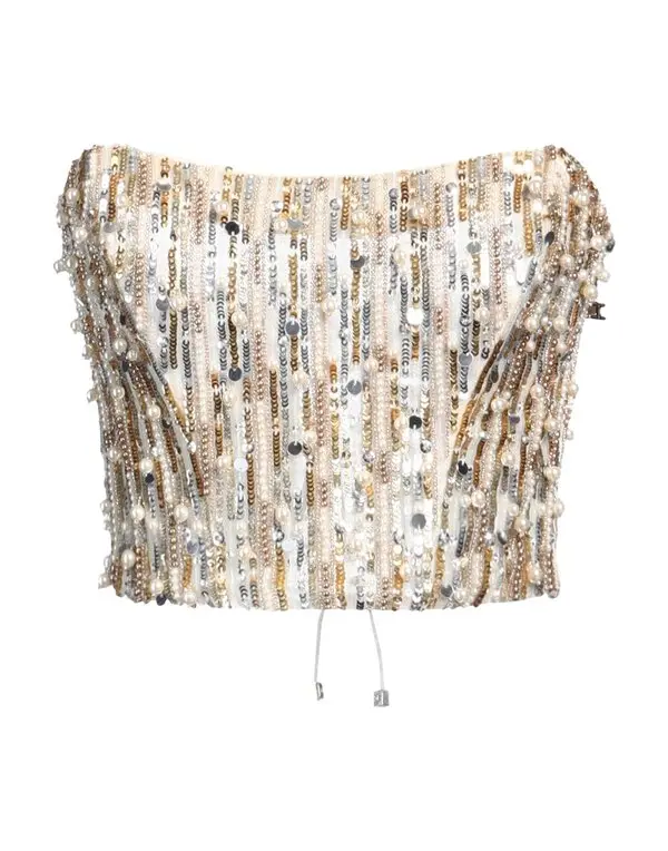 Elisabetta Franchi Top Size Polyamide, Plastic, Glass