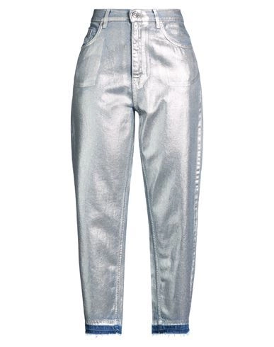 Elisabetta Franchi Jeans Size Cotton - Silver