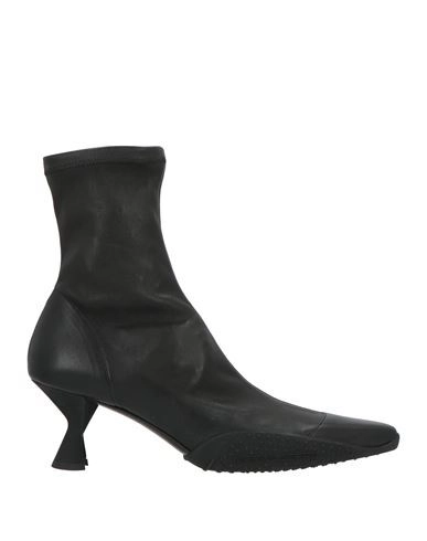 MARINE SERRE Ankle Boots Size Leather, Synthetic Fibers - Black