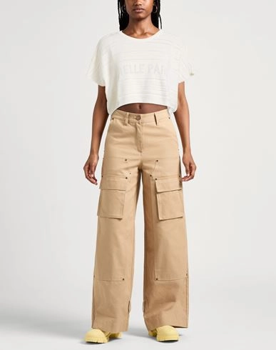 GAELLE PARIS Sweater Size Cotton, Acrylic - White