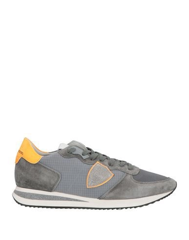 Philippe Model Sneakers Charcoal Size Leather, Textile Fibers - Grey