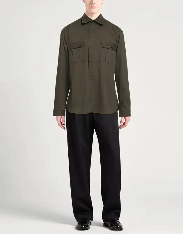 Dolce & Gabbana Shirt Military Size Cotton, Elastane