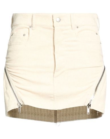 Rick Owens Mini Skirt Size Cotton, Linen - Ivory