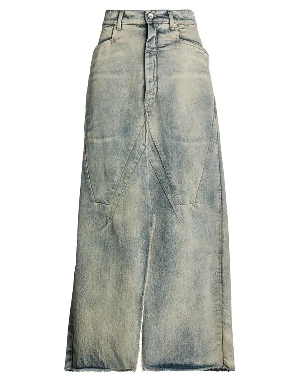 Rick Owens Denim Skirt Size Cotton