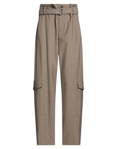 Brunello Cucinelli Pants Taupe Size Virgin Wool, Polyamide, Elastane - Grey