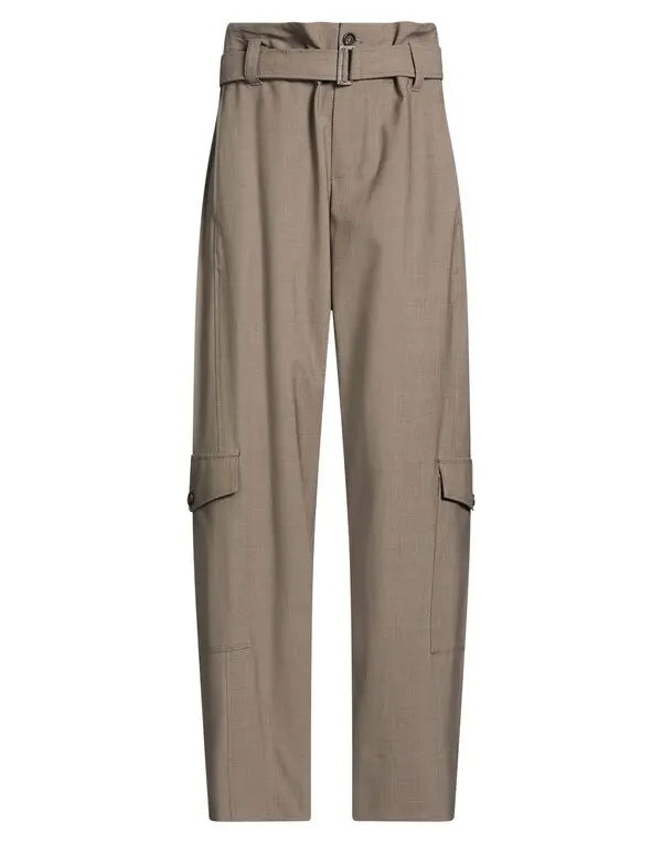 Brunello Cucinelli Pants Taupe Size Virgin Wool, Polyamide, Elastane