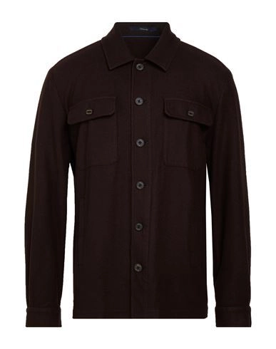 DRUMOHR Jacket Dark Size Cashmere - Brown