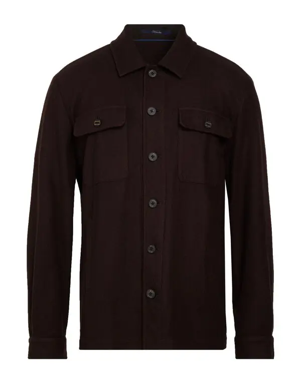 DRUMOHR Jacket Dark Size Cashmere - Brown