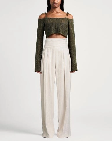 GAELLE PARIS Pants Size Linen, Viscose