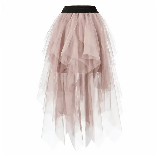 JANA COSHÈ Layered Tulle Skirt Elegant Occasion Wear - Pink