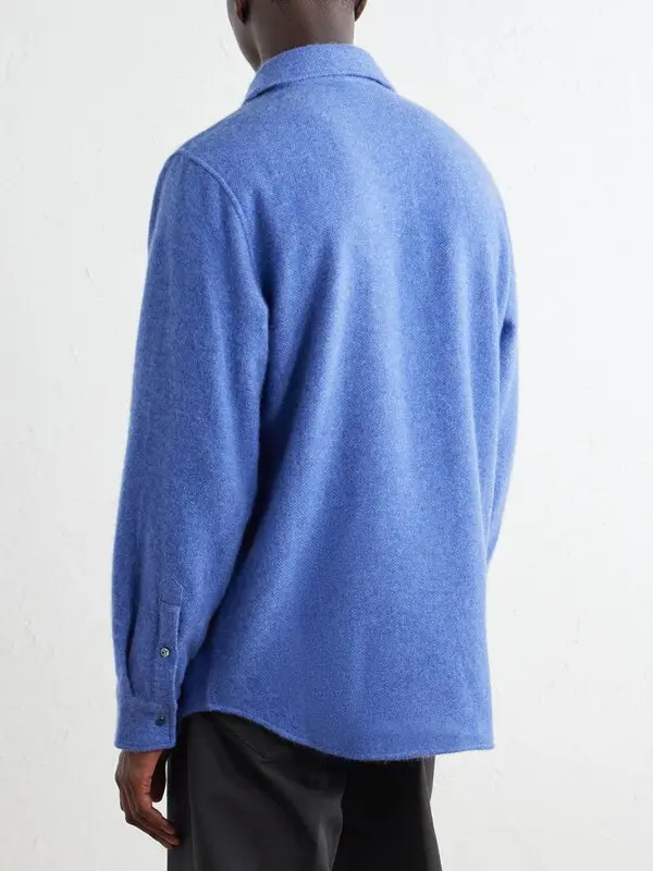 GOD'S TRUE CASHMERE Cashmere Shirt - Blue