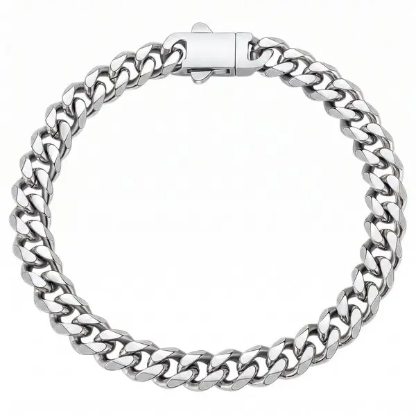 HARFI Cuban Curb Chain Bracelet For