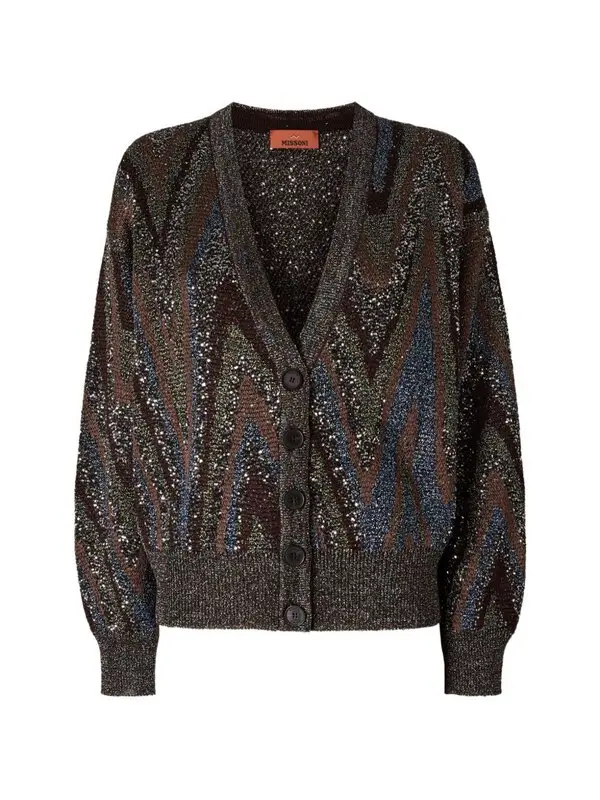 Missoni V-necked Cardigan - Multicolor