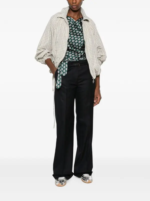 Dries Van Noten Presta Wool Trousers - Multicolor