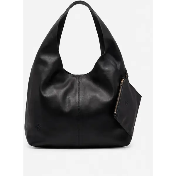 MINE BILGI Zesta Leather Hobo Shoulder Bag