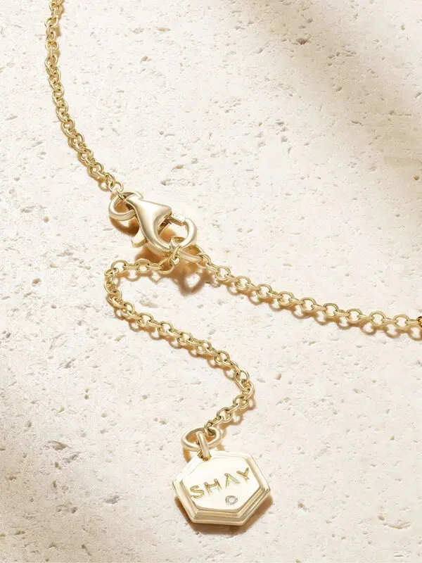 Shay Riviera 18-karat Gold, Turquoise And Diamond Necklace