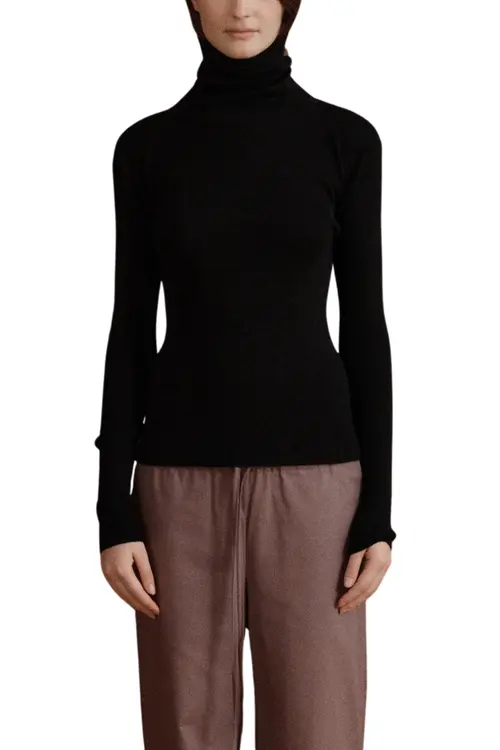 VIR VITA Petra Turtleneck - Black