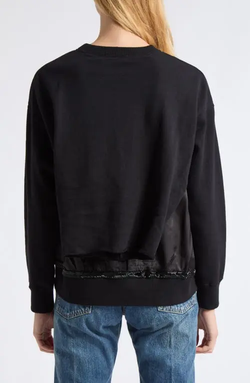 Undercover Paneled Bead Trim Sweatshirt