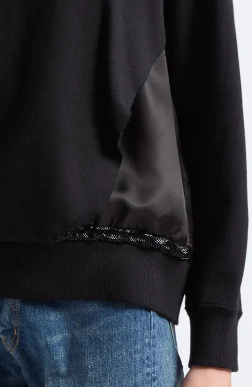Undercover Paneled Bead Trim Sweatshirt
