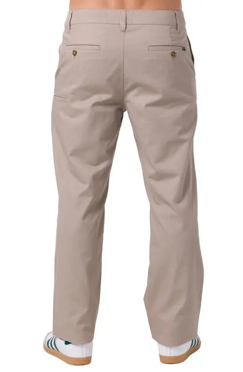 O'Neill Redwood Flat Front Twill Chinos - Khaki