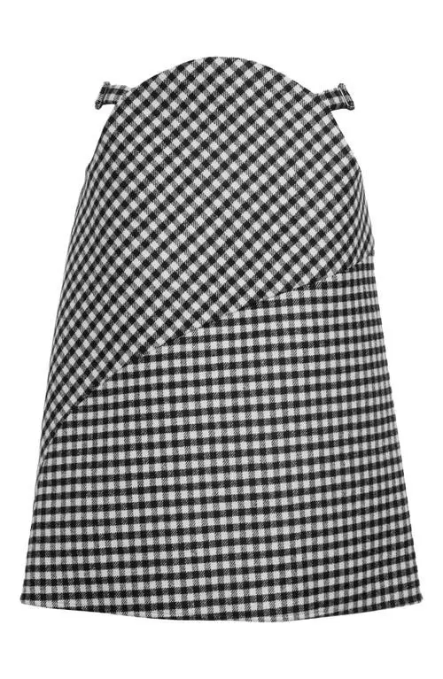 JEAN PAUL GAULTIER Asymmetric Wool Blend Skirt
