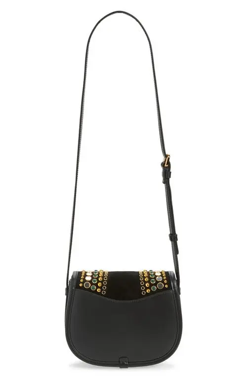 Etro Caccetta Studded Suede Crossbody Bag