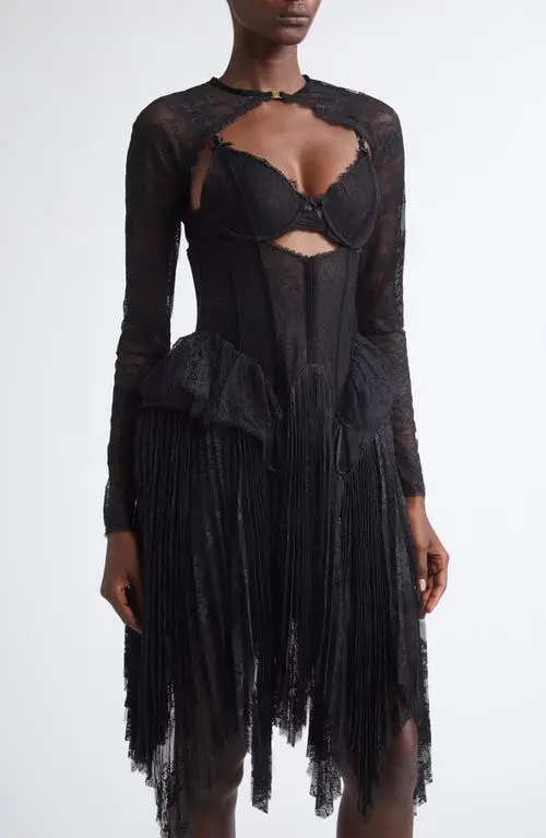 Zimmermann Valiant Lace Lingerie Minidress