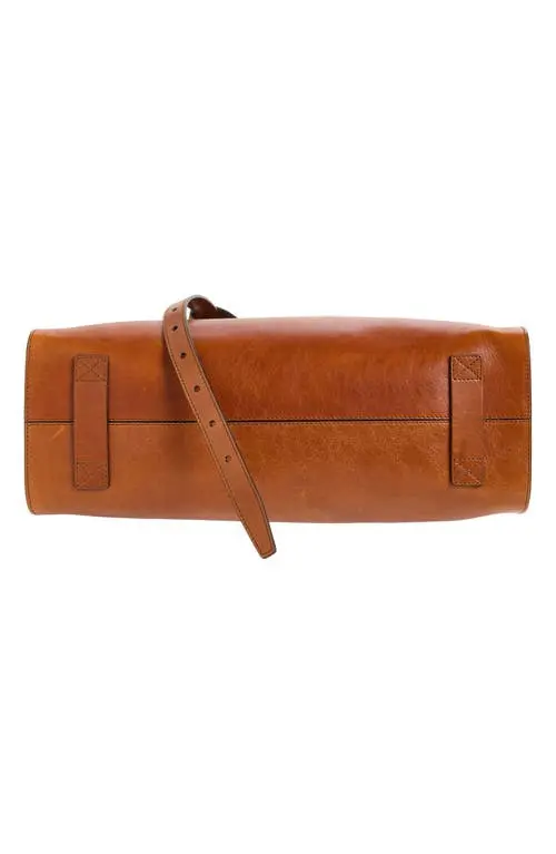 Moschino Medium Tie Me Leather Shoulder Bag